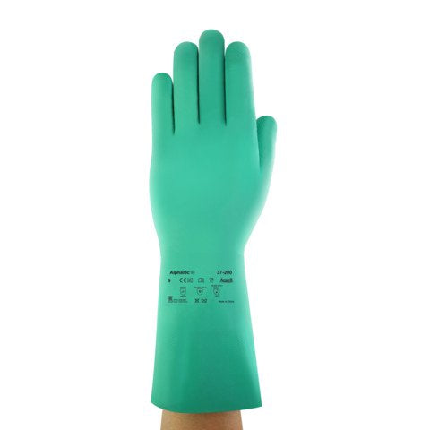 AlphaTec 37-200 7.9 Mil Nitrile Chemical-Resistant Gloves - 144 Pairs ...