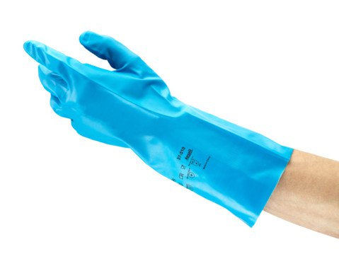 AlphaTec 37-510 11 Mil Nitrile Chemical-Resistant Gloves - 144 Pairs ...